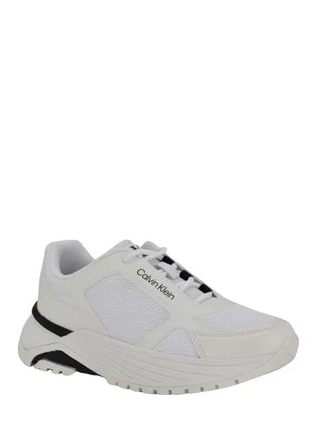 Calvin Klein Amyra Lace Up Sneakers - White