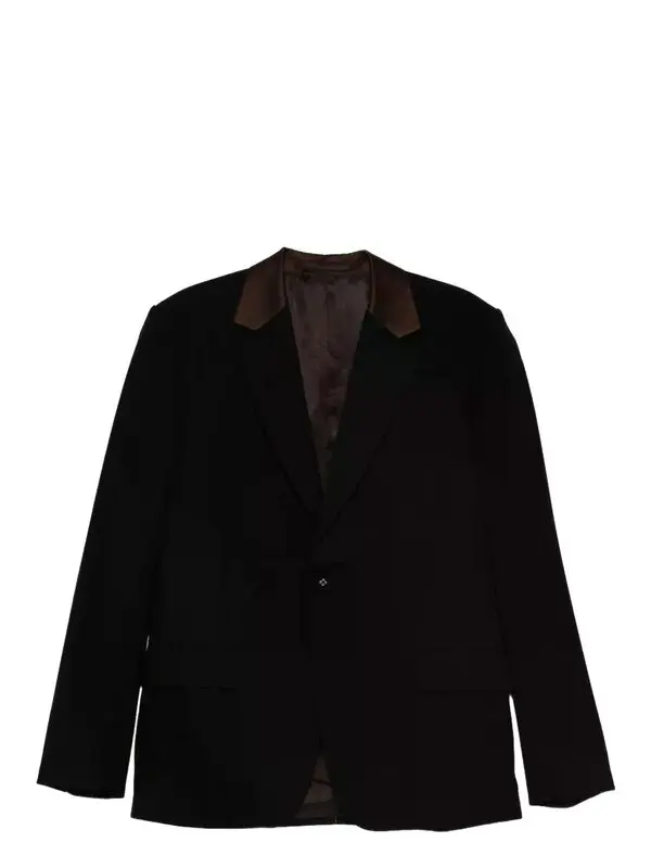 WALES BONNER Single-breasted Blazer - Black