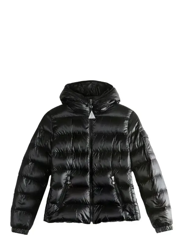 Moncler Hooded Zipped Padded Jacket - Black
