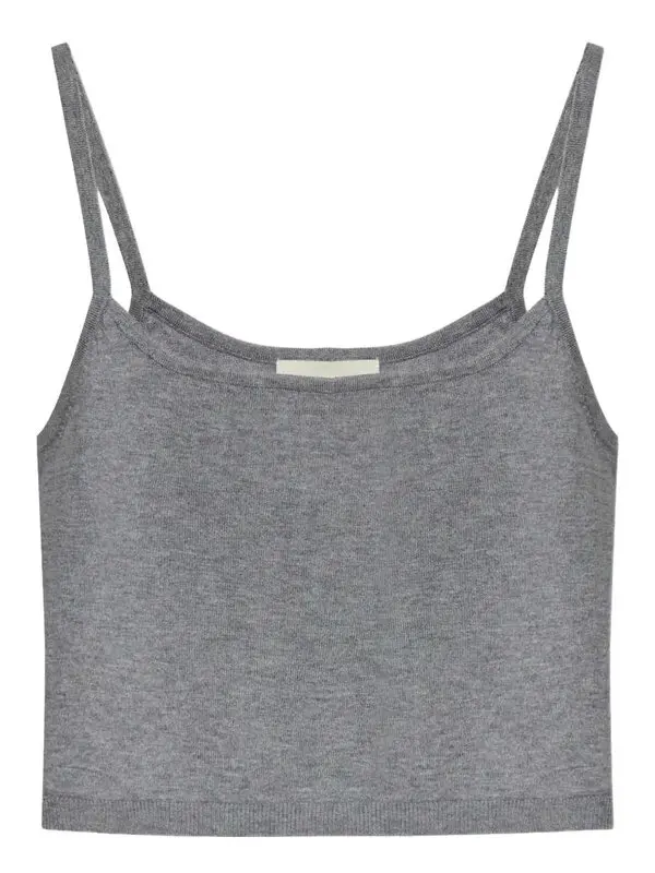 Officine Générale Strap Cropped Top - Grey