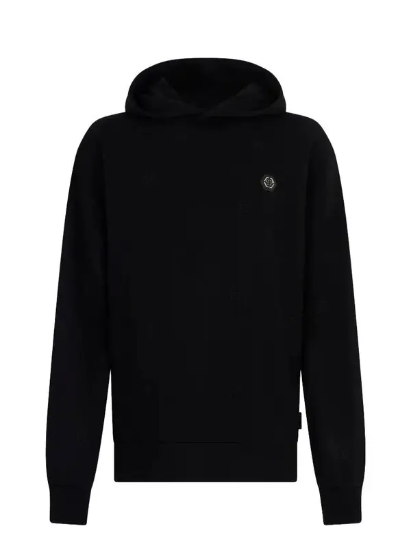 Philipp Plein Logo Hoodie - Black