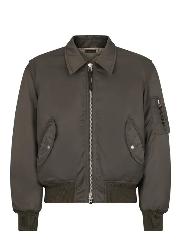 TOM FORD Padded Bomber Jacket - Green