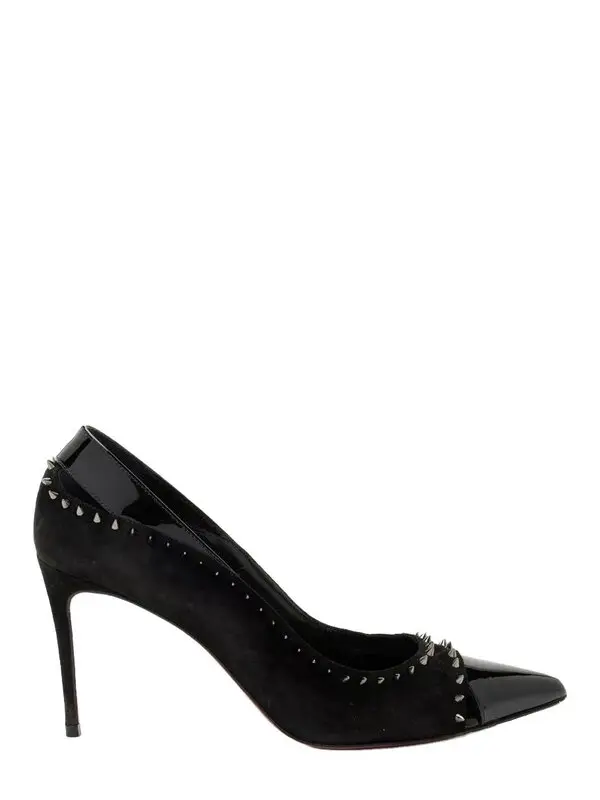CHRISTIAN LOUBOUTIN Duvette Spikes Pointed Pumps - Black