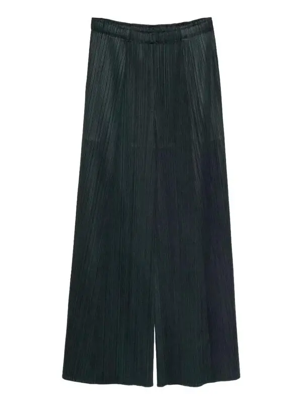 Issey Miyake Monthly Colors November Pleated Trousers - Green