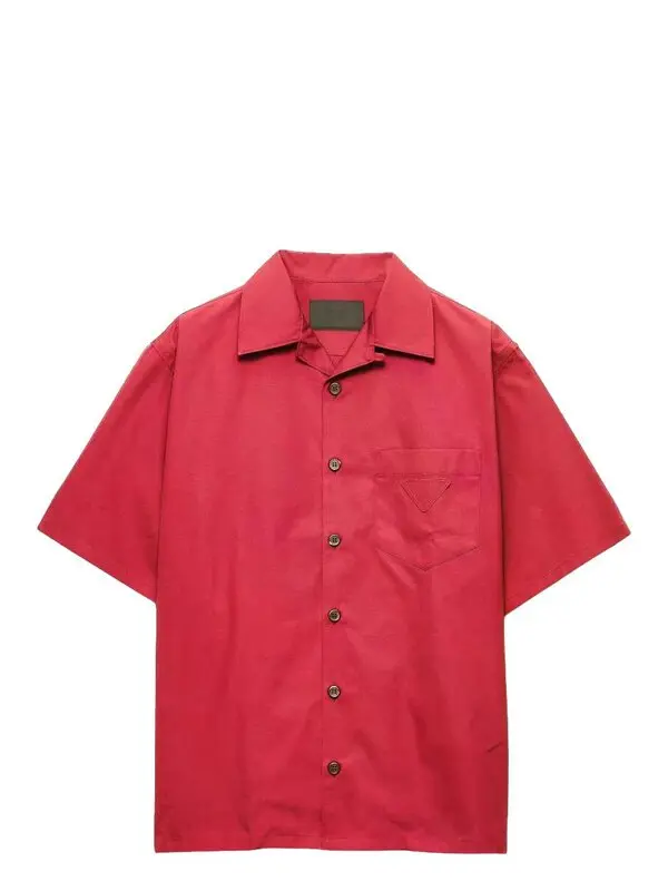 Prada Breast-pocket Button Shirt - Red