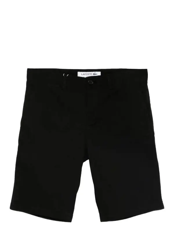 Lacoste Logo-embroidered Shorts - Black