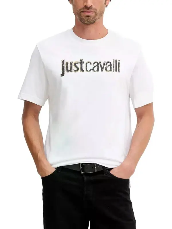 Just Cavalli Logo-print T-shirt - White