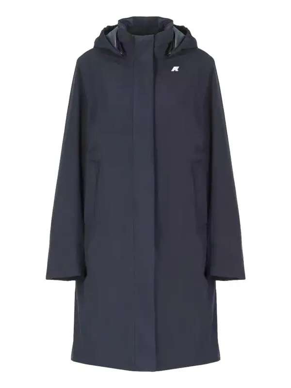 K-WAY Hooded Coat - Blue