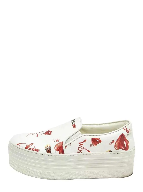 Philipp Plein Platform Slip-on Sneakers - White