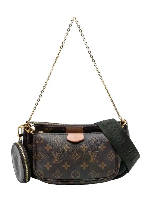 LOUIS VUITTON Monogram Multi Pochette Accessoires Satchel - Brown