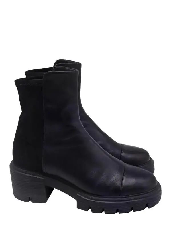 STUART WEITZMAN Soho Platform Ankle Boots - Black