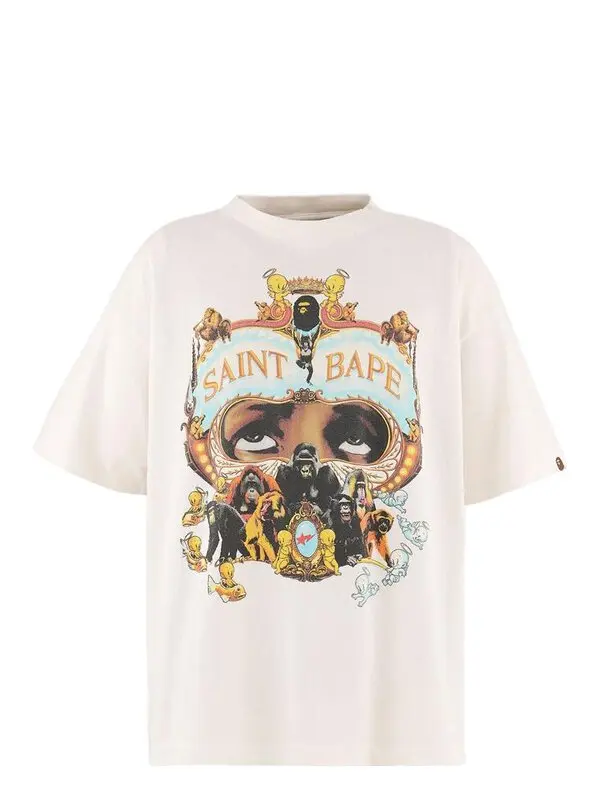 SAINT MXXXXXX X Bape Generation T-shirt - White