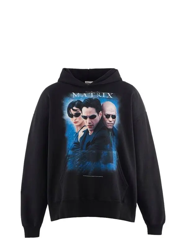SAINT MXXXXXX X The Matrix Hoodie - Black