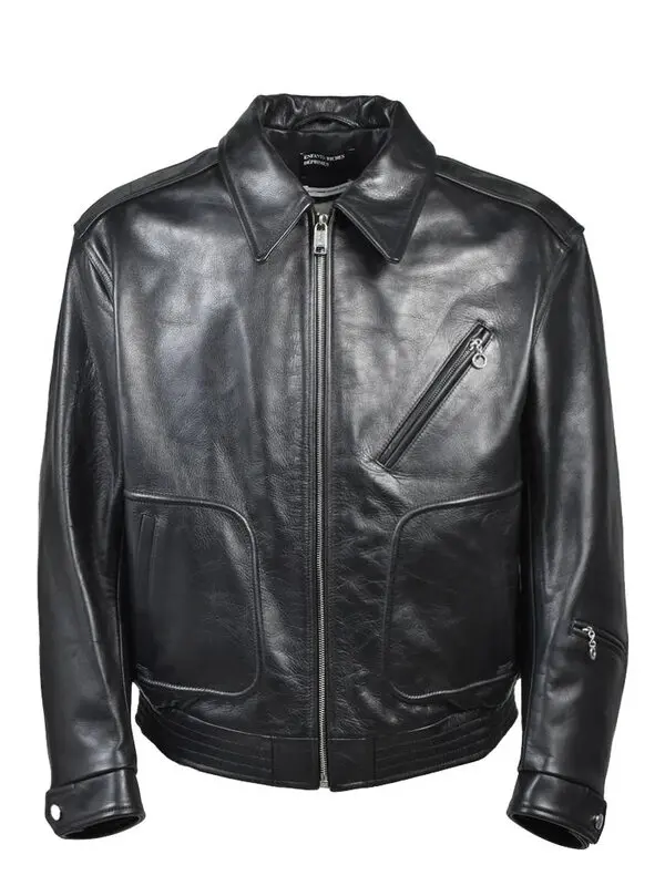 Enfants Riches Déprimés Combattimento Leather Jacket - Black