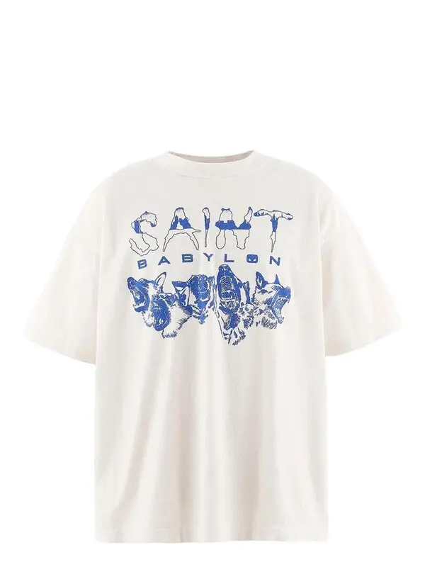 SAINT MXXXXXX X Babylon Saint Babylon T-shirt - White