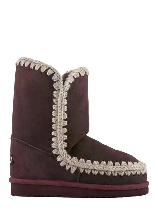 Mou Sheepskin Boots - Red