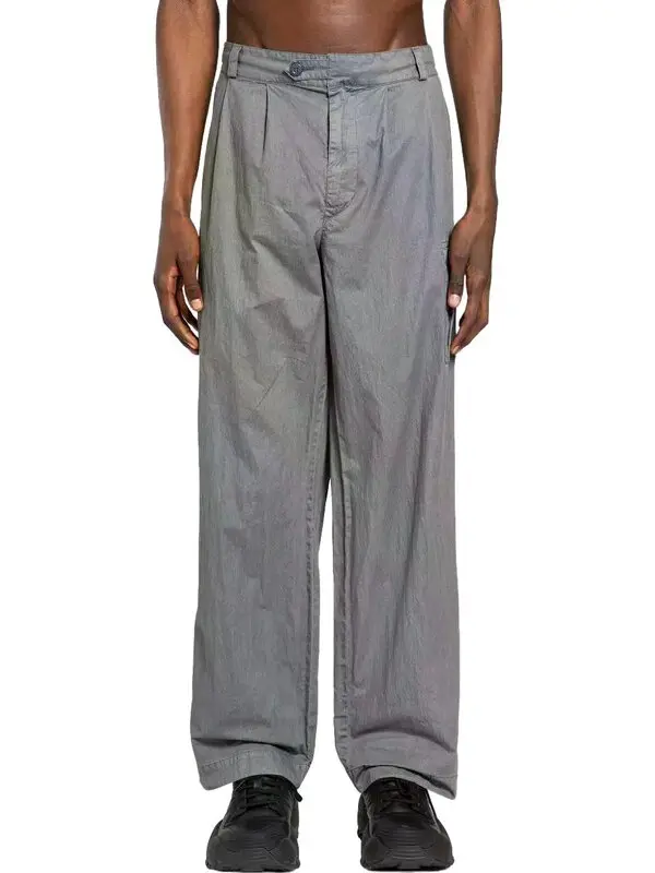 C.P. COMPANY Pleated Cargo Trousers - Grey