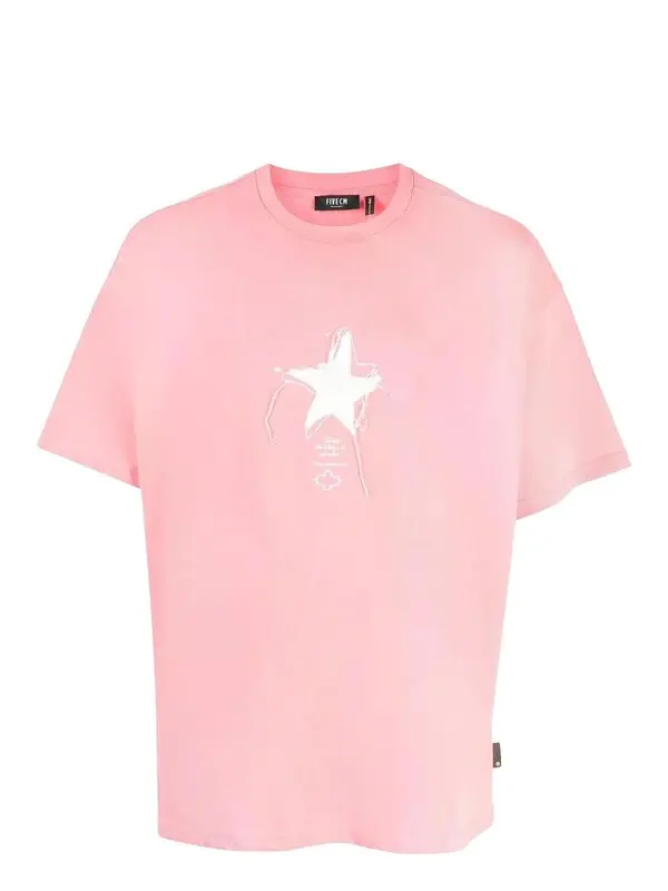 FIVE CM Star-print T-shirt - Pink