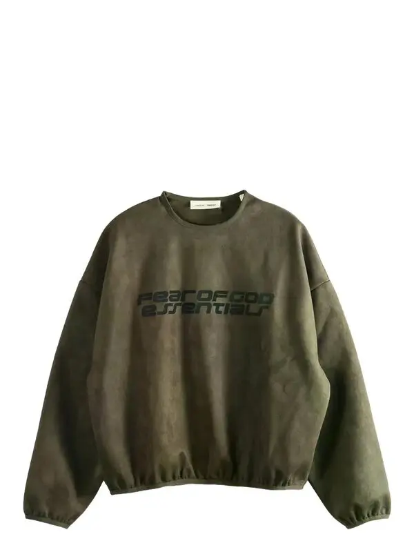 Fear Of God Logo Sweater - Green