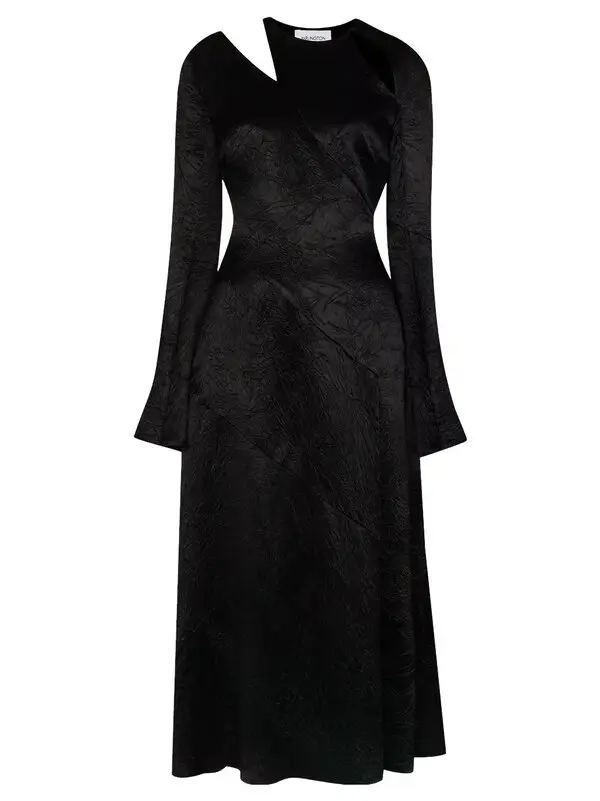 16Arlington Ursina Cut-out Midi Dress - Black