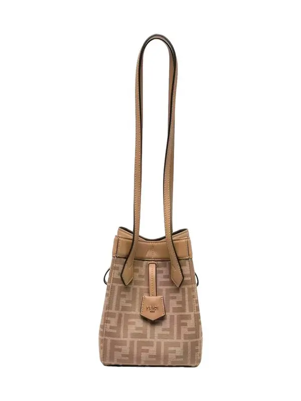 Fendi Mini Origami Bucket Bag - Neutrals