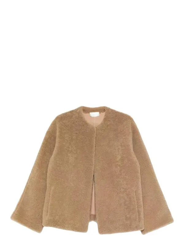 THE ROW Valorin Collarless Jacket - Neutrals