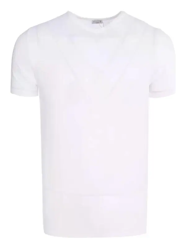 Zimmerli Short-sleeve V-neck T-shirt - White