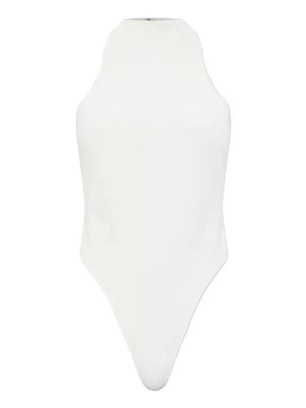 Cult Gaia Turtleneck Bodysuit - White