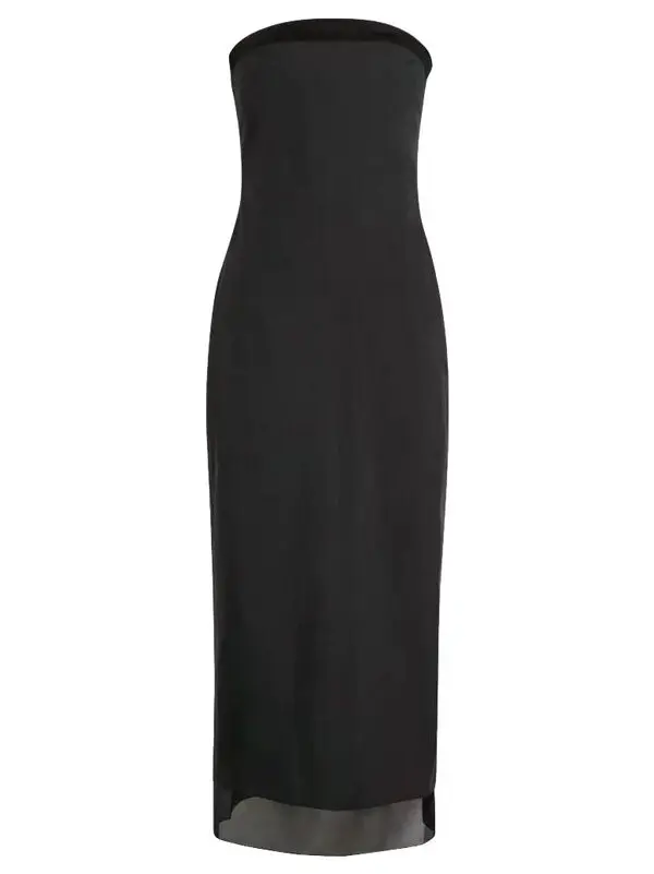 VORANIDA Tylyn Strapless Panel Midi Dress - Black