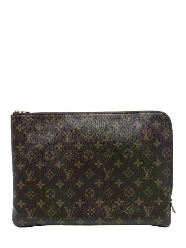 LOUIS VUITTON 2018 Monogram Etui Voyage Mm Clutch - Brown