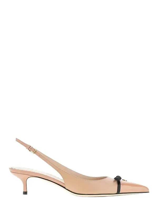 Valentino Garavani Bepointy Slingback Pumps 45mm - Neutrals