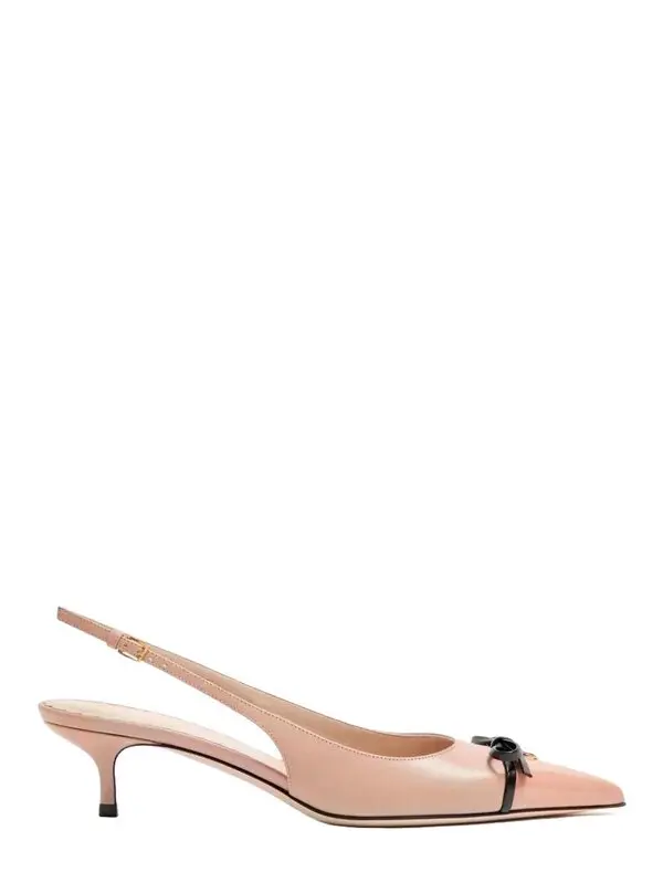 Valentino Garavani Bepointy Slingback Pumps 45mm - Neutrals