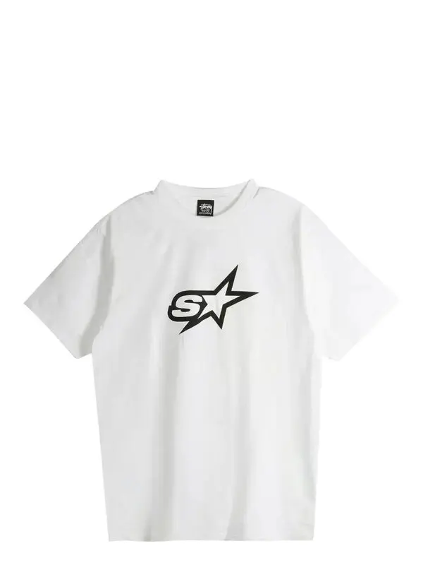StÜssy Star-motif T-shirt - White