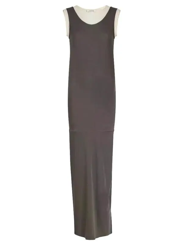 VORANIDA Panel Sleeveless Maxi Dress - Grey