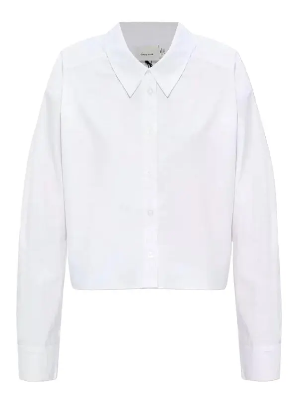 GESTUZ Buttoned Shirt - White