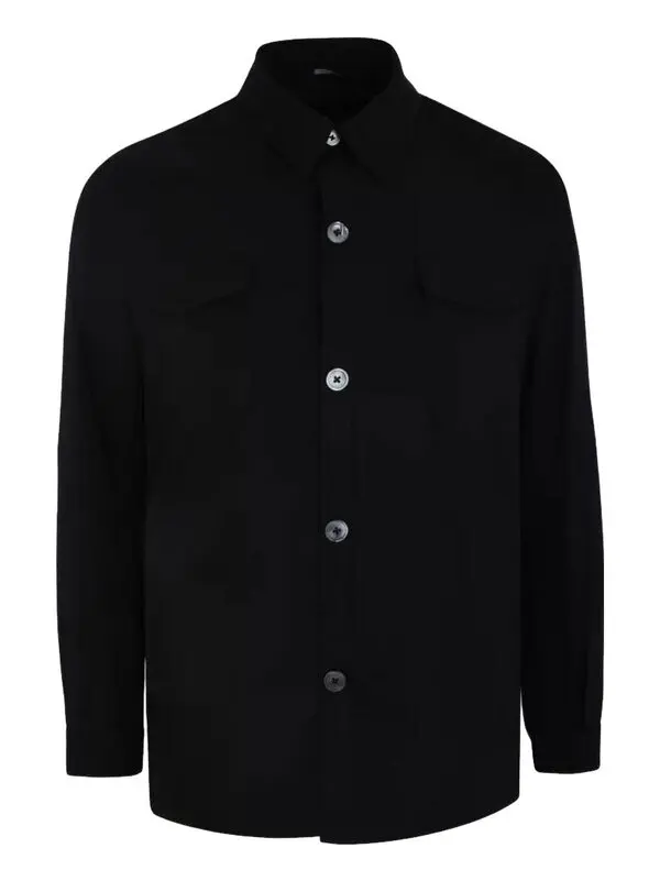 TOMBOLINI Buttoned Overshirt - Black
