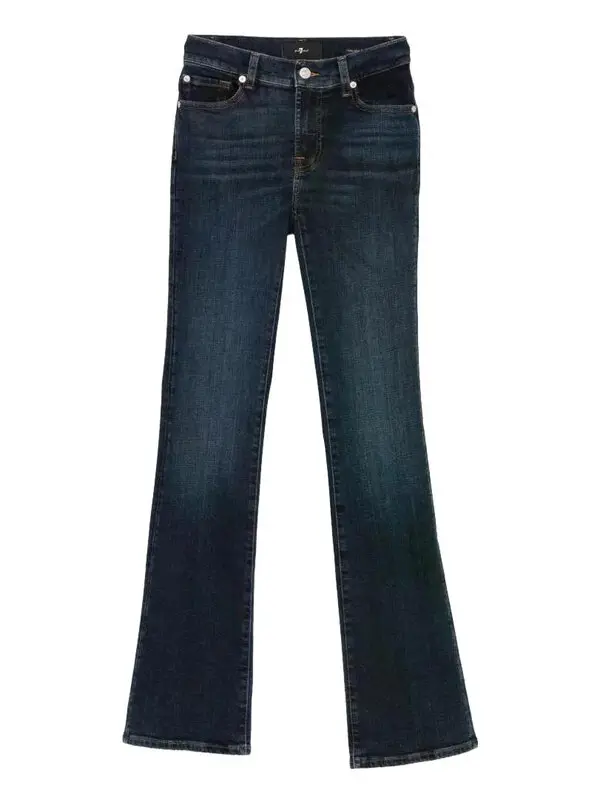 7 For All Mankind Slim Illusion Bootcut Jeans - Blue