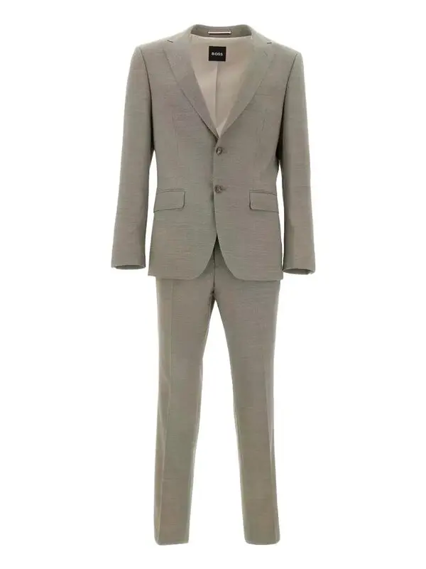 BOSS Micro-pattern Suit - Neutrals