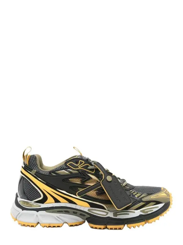 Off-White Be Right Back" Arrow Motif Lace-up Sneakers - Black