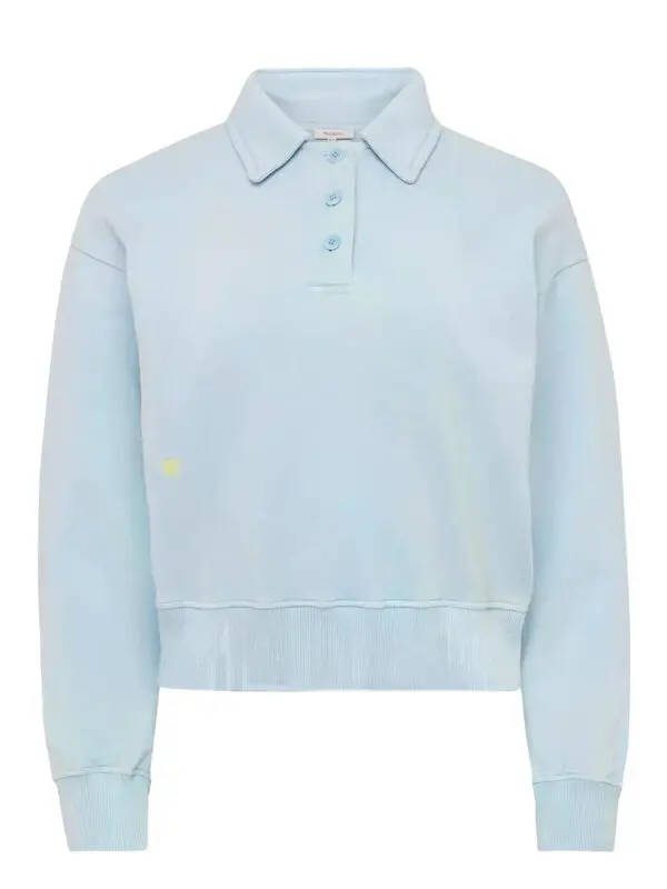 JW Anderson Three-button Polo Sweatshirt - Blue