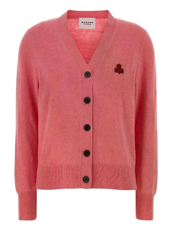 MARANT ETOILE Buttoned Cardigan - Pink