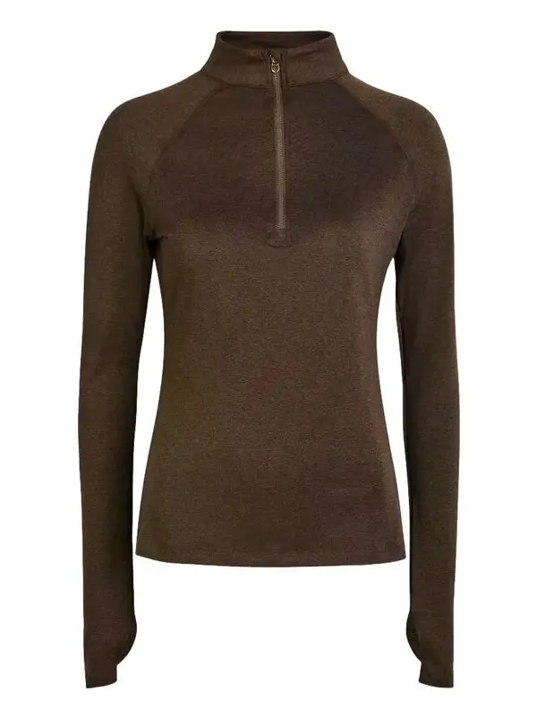 Varley Always Warm Half-zip Sweatshirt - Brown