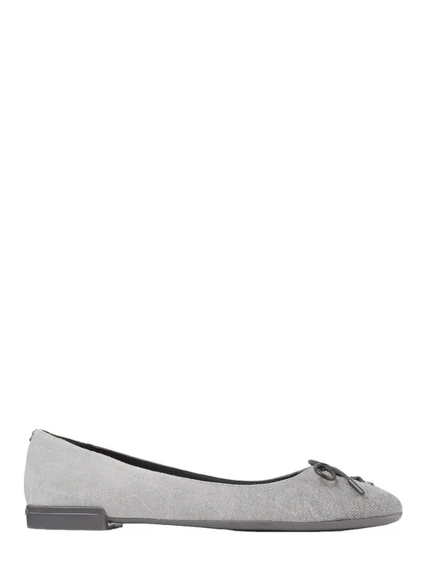 JIMMY CHOO Scarlett Bow-detail Ballet Flats - Grey