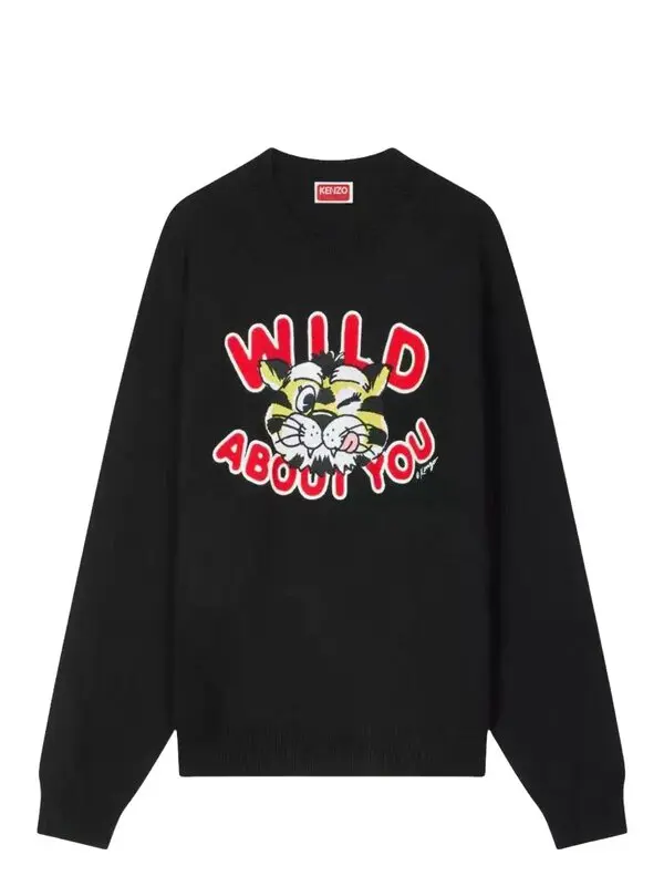 Kenzo Wild Tiger Sweater - Black
