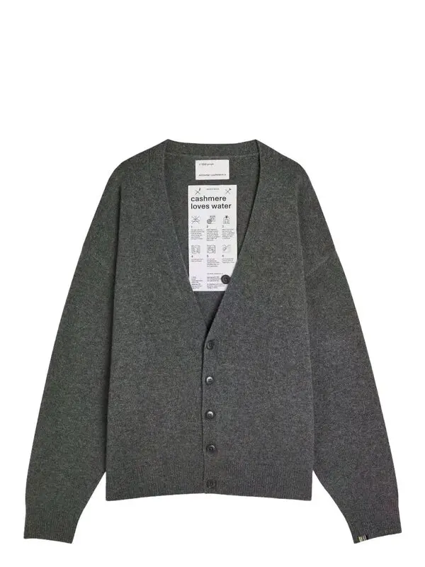 EXTREME CASHMERE X N°459 Jonah Button Cardigan - Grey