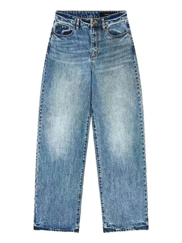 Armani Exchange Buttoned Jeans - Blue