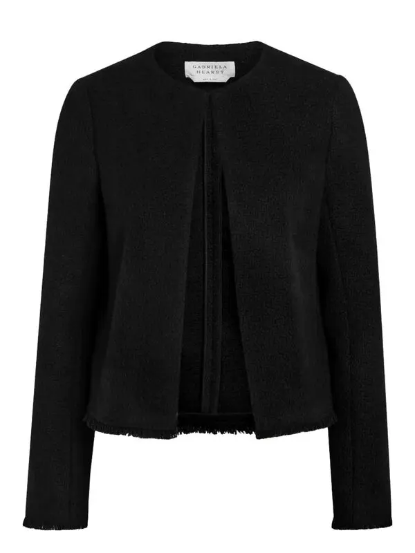 Gabriela Hearst Fringed Jacket - Black