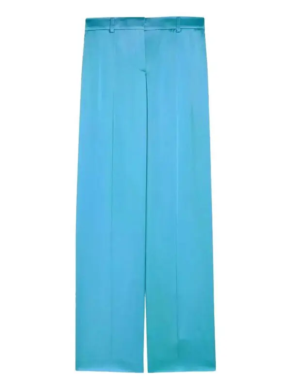 Stella McCartney Pleat-detail Tailored Trousers - Blue