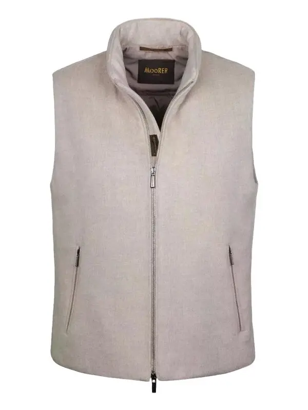 MOORER Uros Gilet - Neutrals