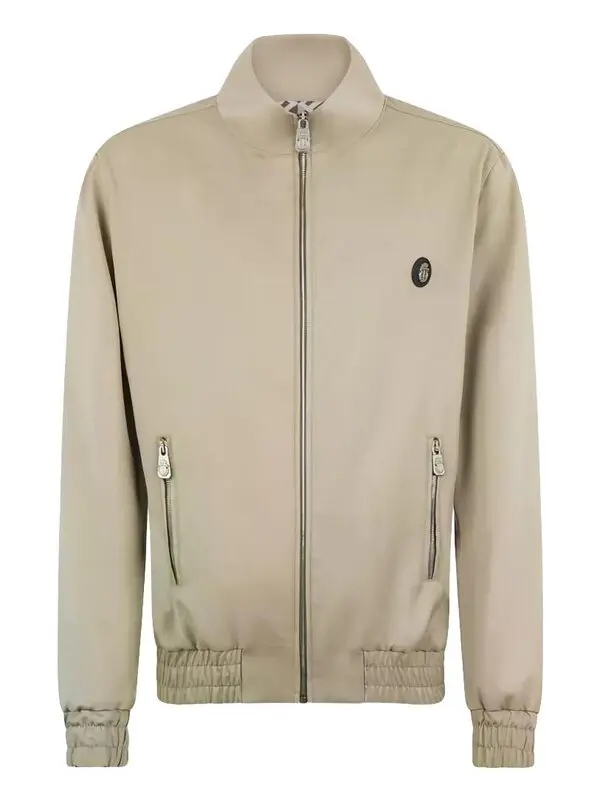 BILLIONAIRE Wool Zip-up Tracksuit Jacket - Neutrals